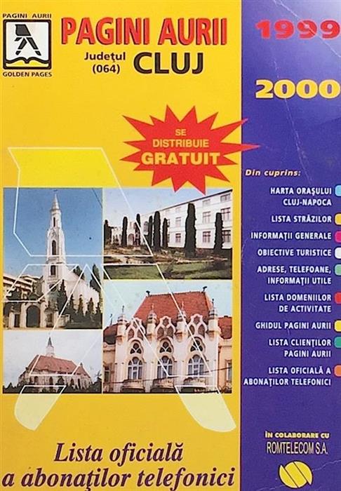 Pagini aurii, judetul Cluj 1999-2000