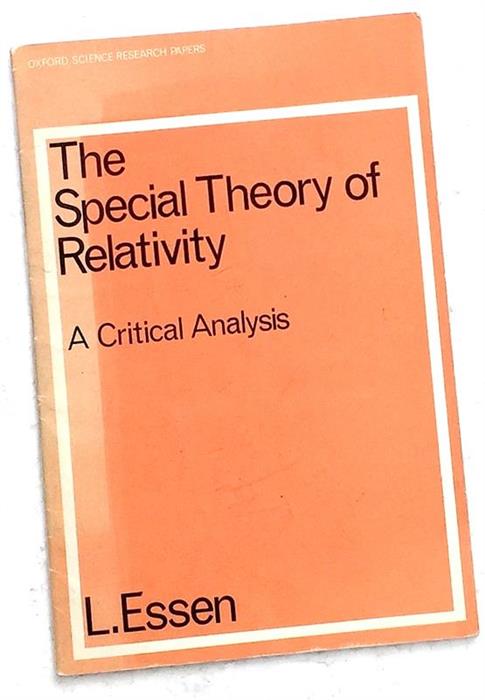 Very rare: The Special Theory of Relativity - A Critical Analysis, 1971 ...